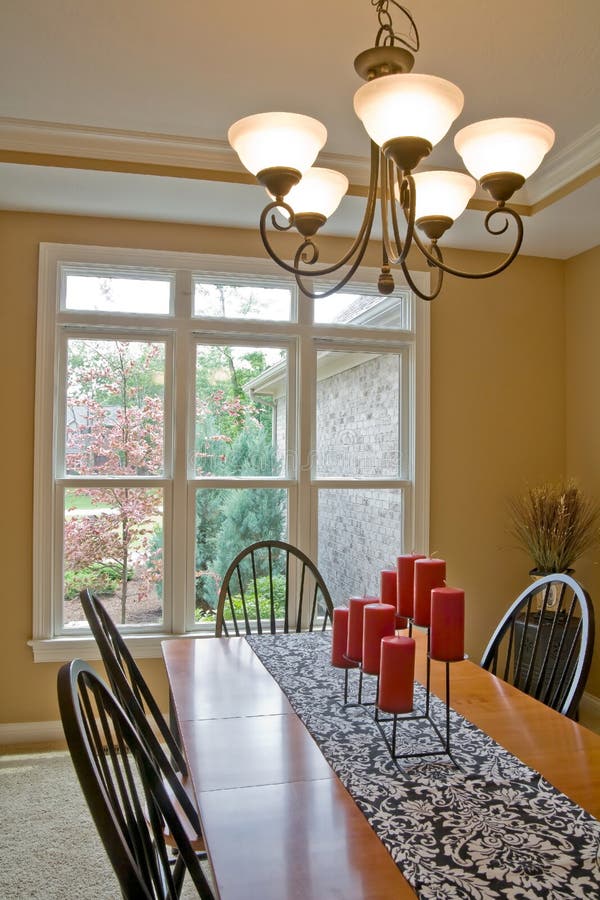 Dining Room stock image. Image of homes, hardwood, house - 8832377