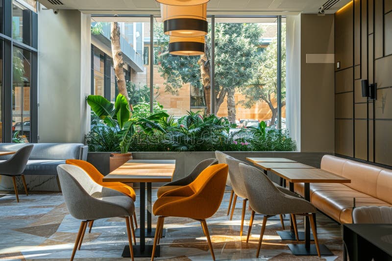 A Dining Room Featuring a Table and Chairs, a Quiet Corner in a ...