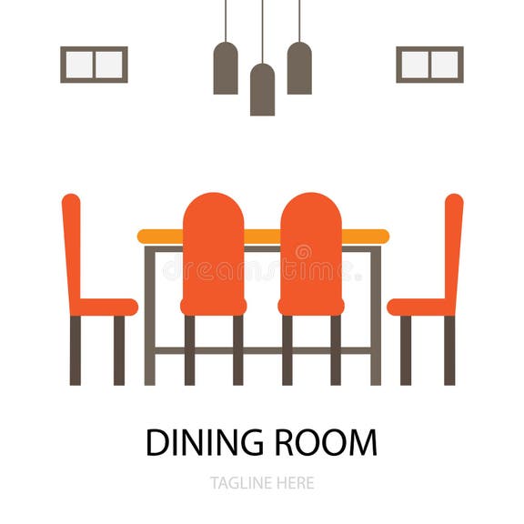 Dining room logo vector stock vector. Illustration of kitchen - 173775390