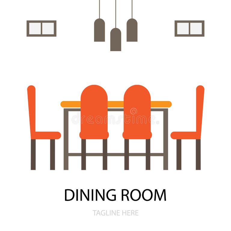 Dining room logo vector stock vector. Illustration of kitchen - 173775390