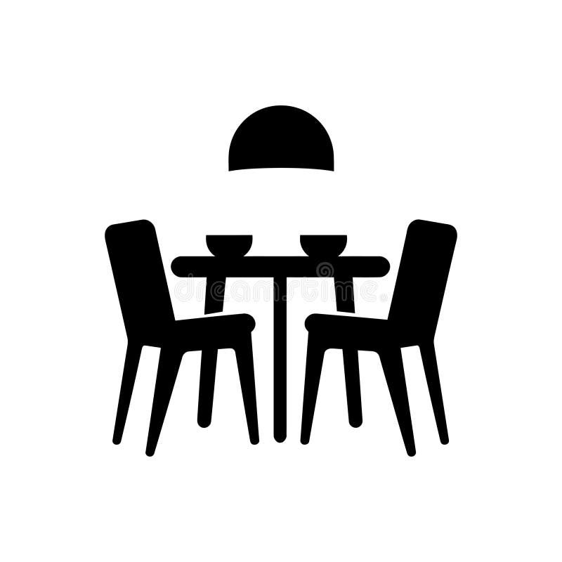 Dining room icon stock vector. Illustration of vector - 298398497