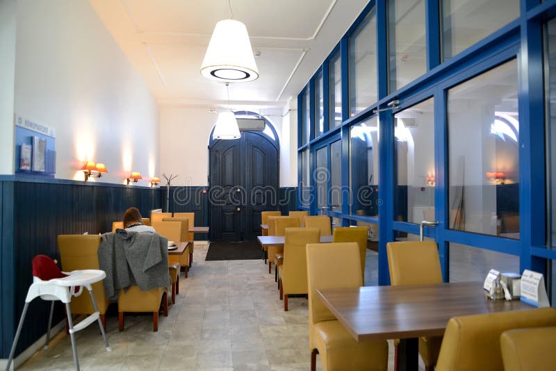 Dining Room Kosher in Synagogue Building. Kaliningrad Stock Photo ...