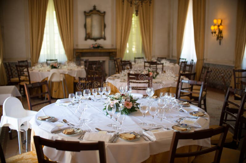 Dining room stock photo. Image of planner, reception - 41849366