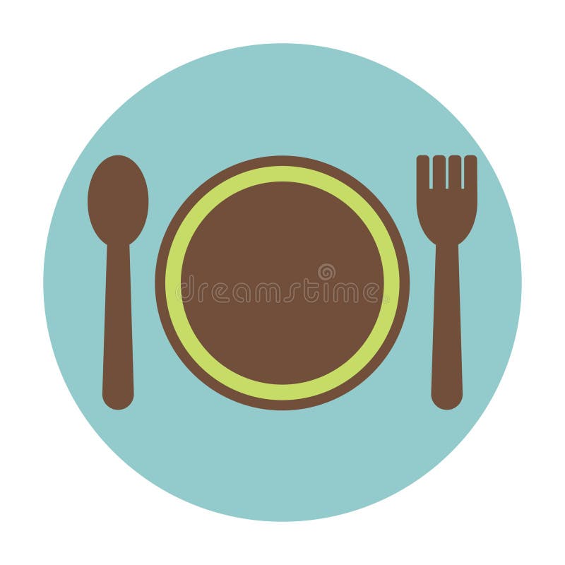 Dining Symbol. Vector Illustration Decorative Design Stock Vector ...