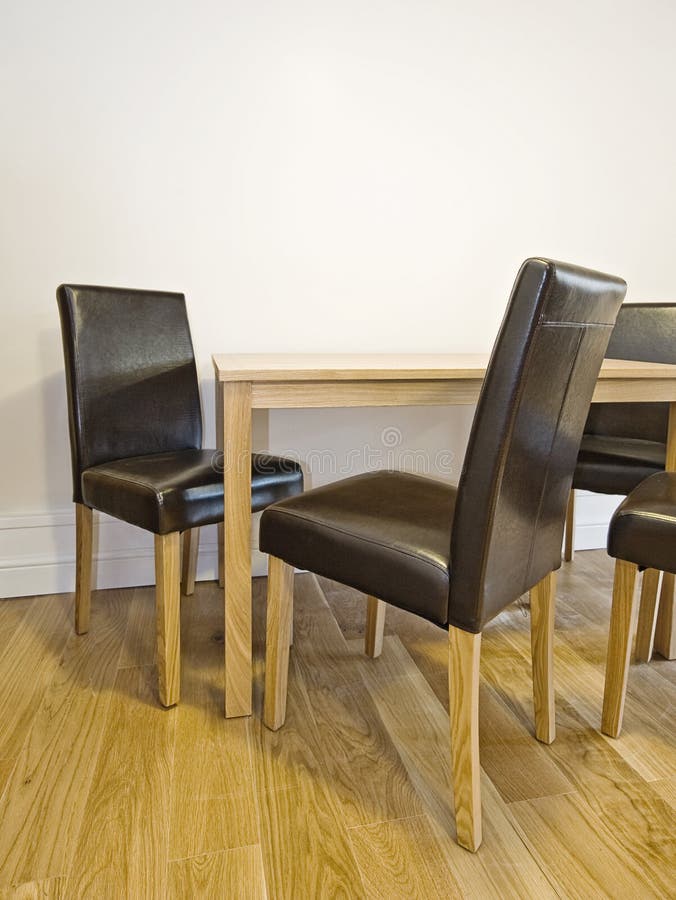 Living Room with Dining Table Stock Image - Image of home, cushion ...