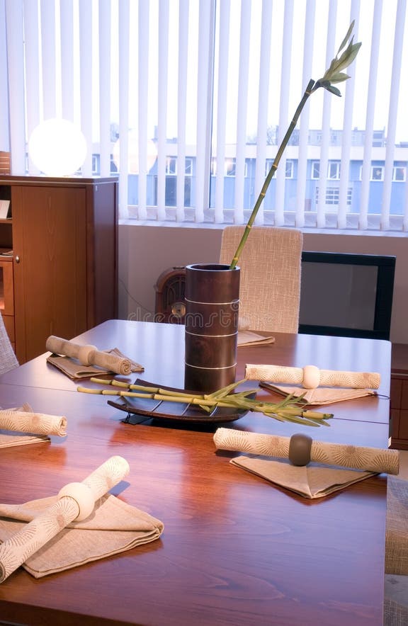 Dining Table stock image. Image of table, prepared, decor - 3886397