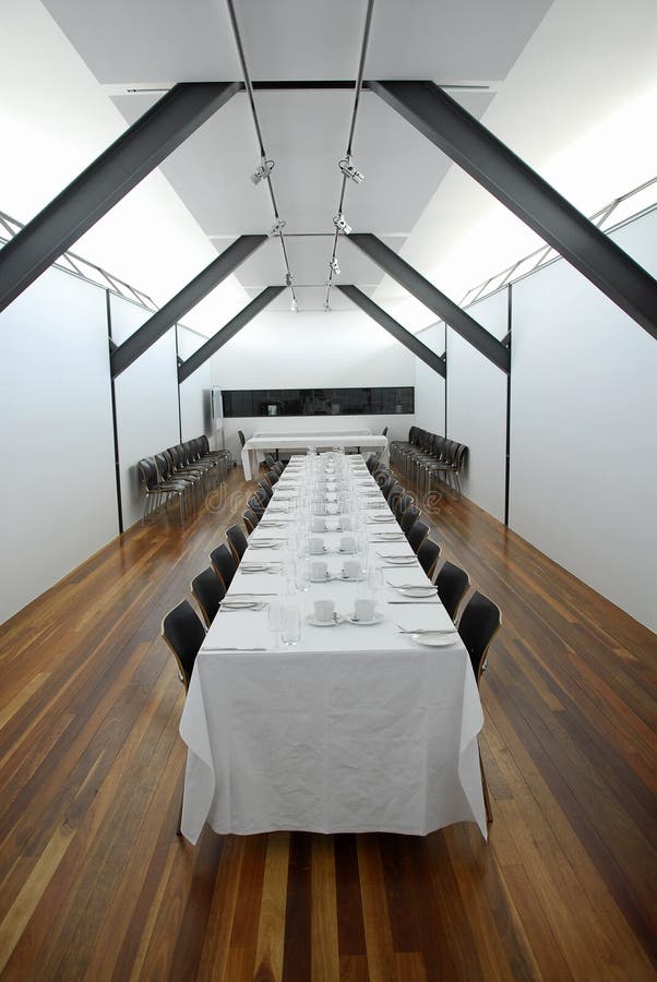 Dining Table stock photo. Image of fine, wall, long, dining - 5891118