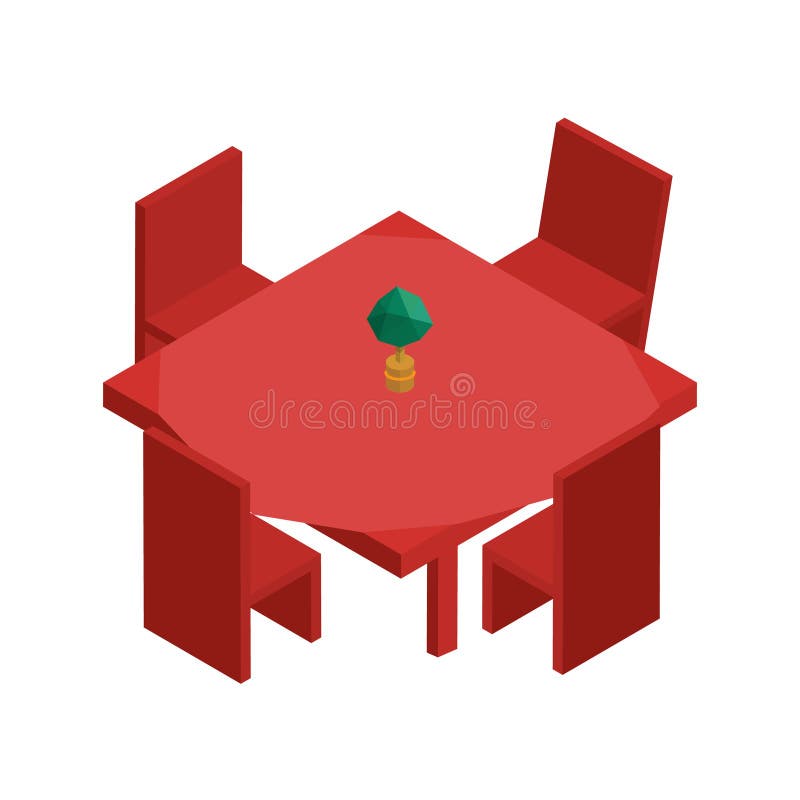Dinner Table Four Chair Stock Illustrations – 189 Dinner Table Four ...