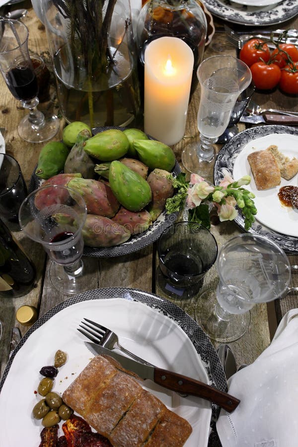 Dining table stock photo. Image of meal, food, breakfast - 47252338