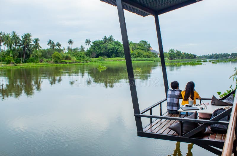 Dining Table, the Floating Restaurant. Editorial Photography - Image of ...