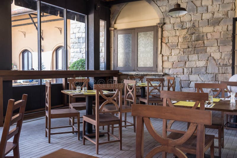 Dining Table with Place Setting Stock Image - Image of interior, fine ...