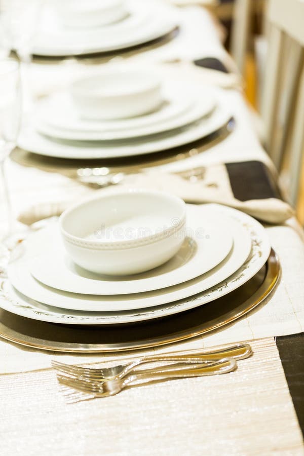 Dining table stock photo. Image of food, residential - 61960114