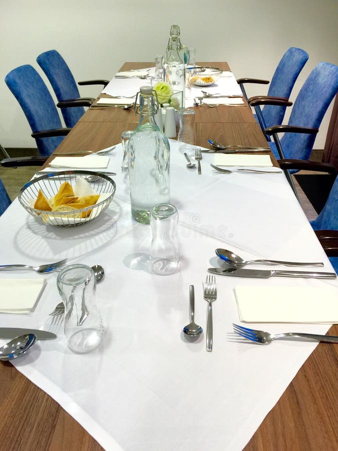 Dining table stock photo. Image of meal, white, minimalism - 77345614