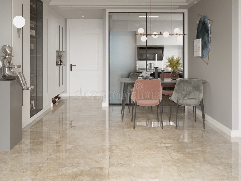 Aesthetically Pleasing Contemporary Design Interior. Luxury Mockup ...