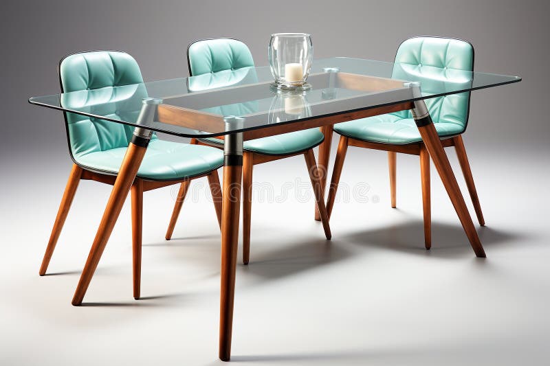 Dining Table on White Background , Product Photography, Studio Light ...