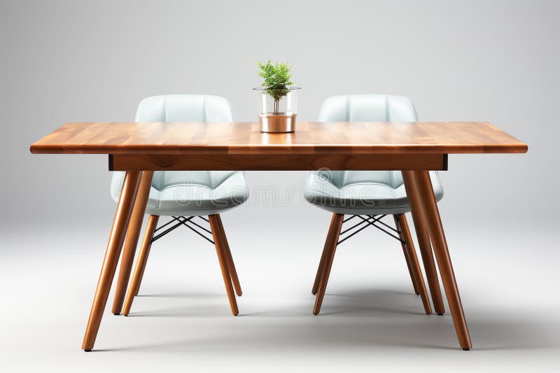 Dining Table on White Background , Product Photography, Studio Light ...