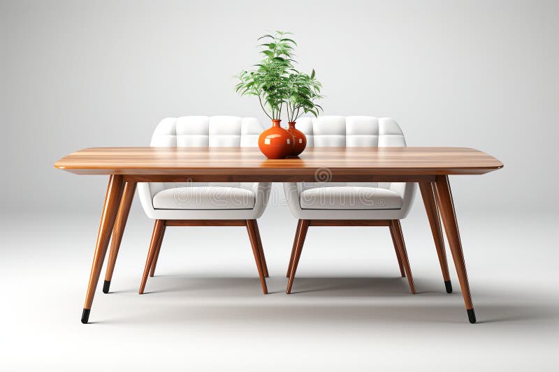 Dining Table on White Background , Product Photography, Studio Light ...
