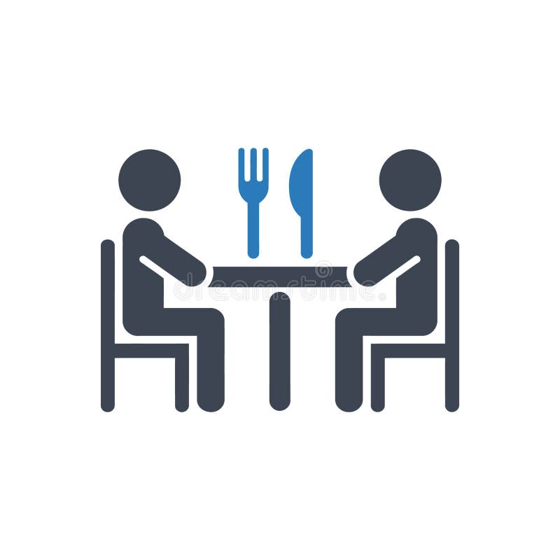 Dining Together Icon stock vector. Illustration of icon - 361911842