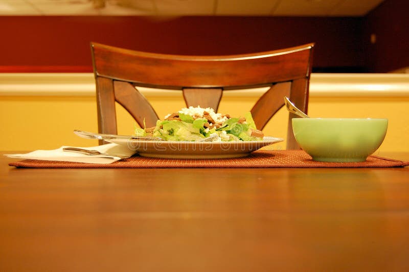 Dinner from Across the Table Stock Photo - Image of table, meal: 8068656