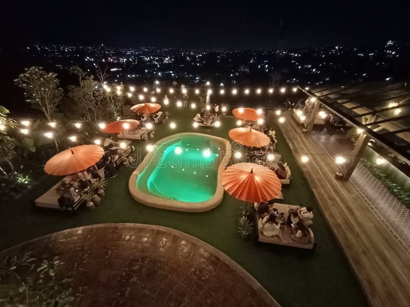 Dinner at Batu area2 editorial stock image. Image of food - 221199194