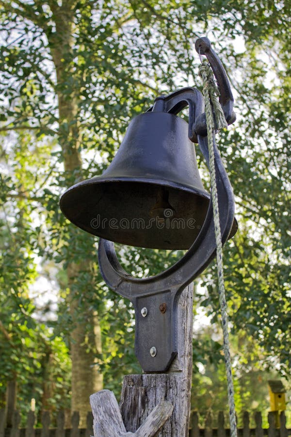 Dinner bell stock photo. Image of post, ring, dinner - 31112004