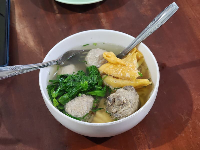 Dinner with a Complete Meatball Menu and Delicious Sauce Stock Image ...