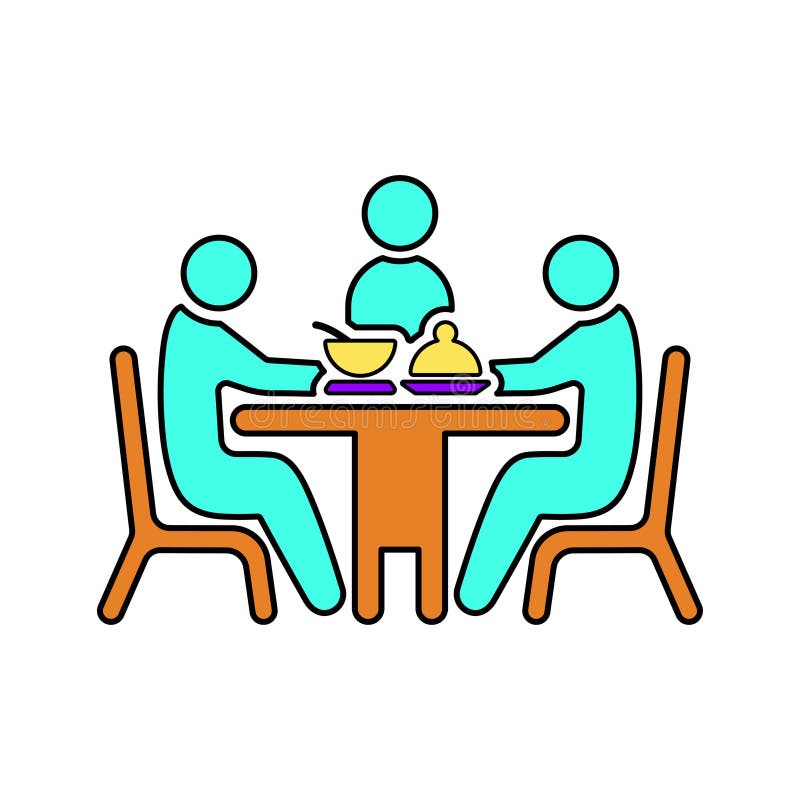 Hour, Lunch, Time Icon. Simple Vector Design Stock Vector ...