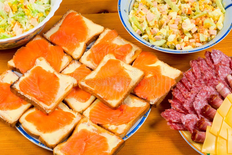 Dinner dish stock photo. Image of salad, food, bakery - 10433618