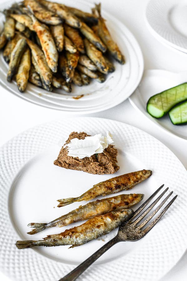 Grilled Capelin stock photo. Image of capelin, seafood - 23964016