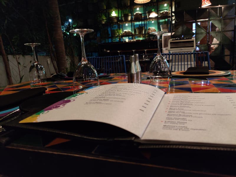 Dinner Menu Restaurant Dinning Date Stock Photo - Image of date, menu ...