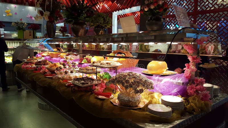 Mandarin Buffet stock image. Image of dinner, buffett - 128571551