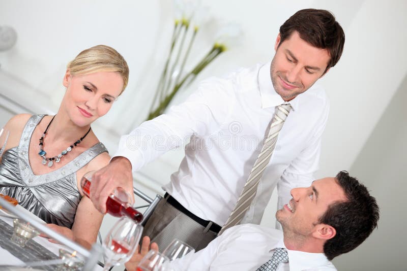Dinner party stock photo. Image of landscape, close, dinner - 22251870