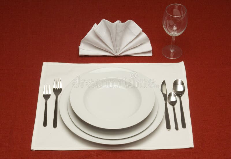 Dinner Place Setting stock photo. Image of dinner, eating - 4619702