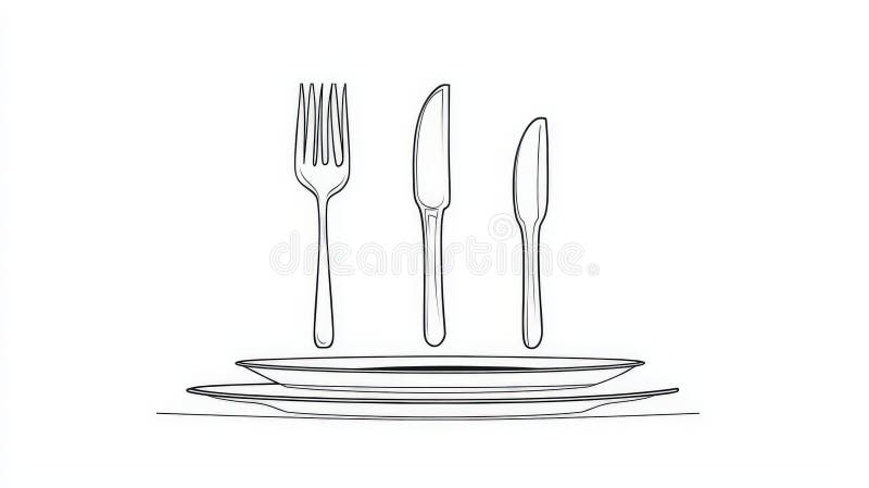 Line Place Setting Stock Illustrations – 3,890 Line Place Setting Stock ...