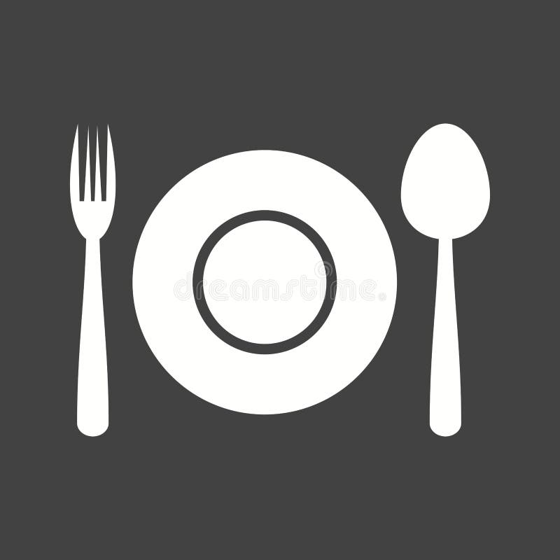 Dinner Plate stock vector. Illustration of hotel, people - 89174704