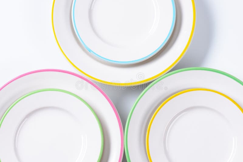 Dinner Plate Set stock image. Image of plates, modern - 50198921