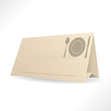 Dinner Reservation Template Stock Vector - Illustration of paper, sign ...