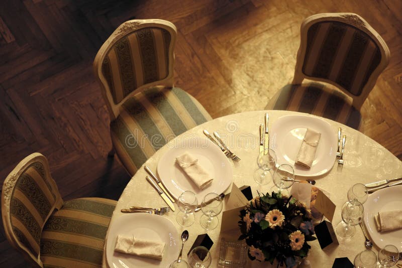 Dinner in a restaurant stock photo. Image of food, cafe - 35586280