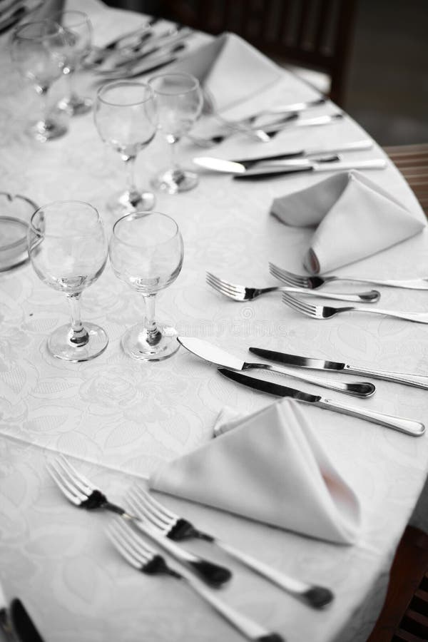 Dinner in a restaurant stock image. Image of cafe, banquet - 45821383
