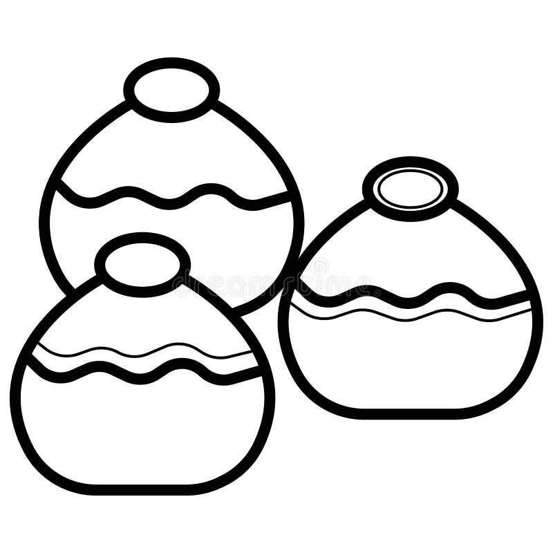 Dinner rolls glyph icon stock illustration. Illustration of bread ...