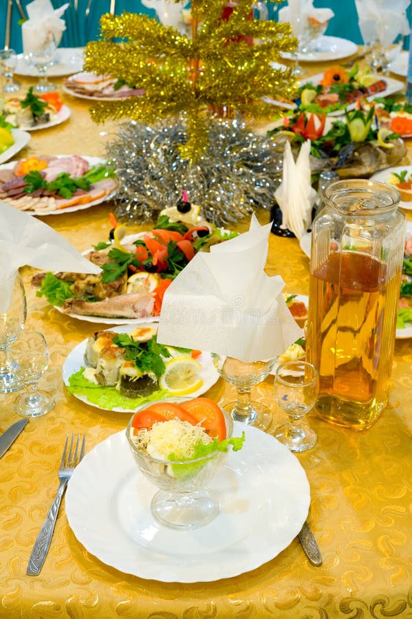 Dinner is served stock photo. Image of plate, dish, meat - 17638052