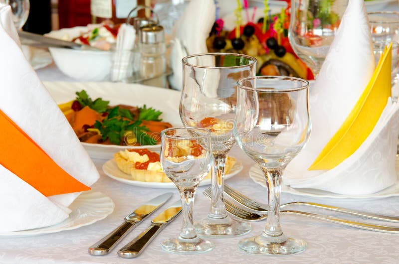 Dinner is served stock photo. Image of depth, dine, food - 12253298