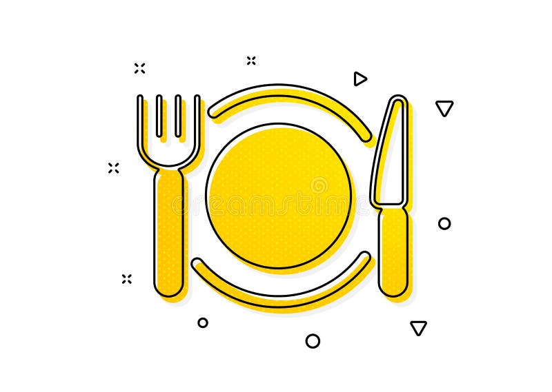 Restaurant Food Icon. Dinner Sign. Hotel Service. Vector Stock Vector ...