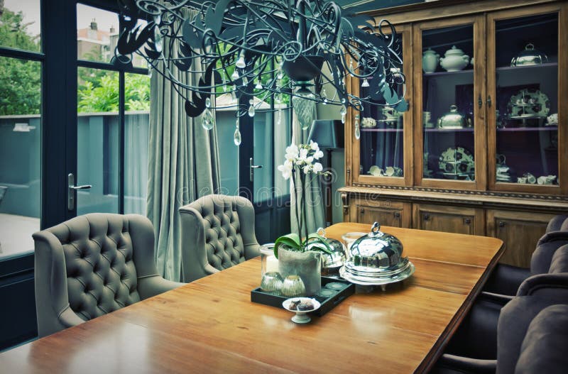 Dinner table stock image. Image of breakfast, dinner - 24042391