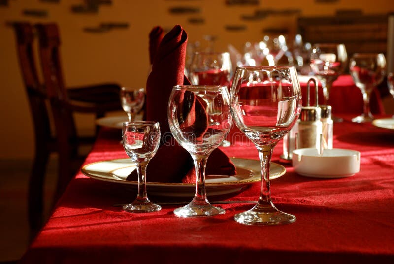 Dinner Table stock photo. Image of spoon, nice, table - 4016248