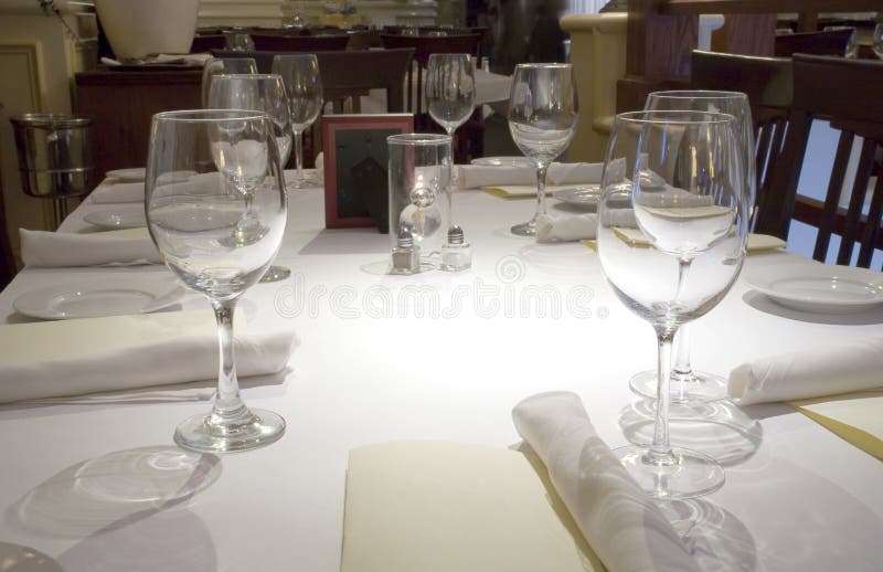 Dinner table stock image. Image of fine, napkins, dinner - 9304065