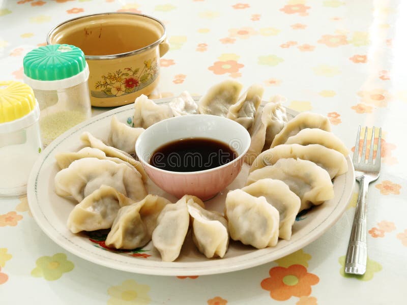 On the Dinner Table Dumplings Stock Photo - Image of food, appetizer ...