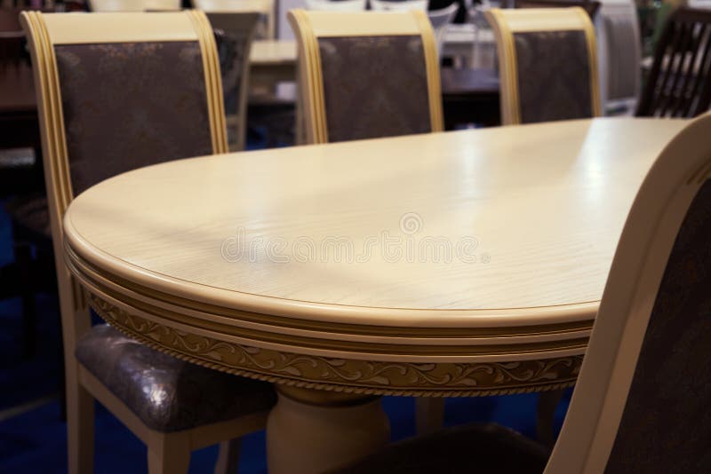 Dinner table stock image. Image of floor, garden, light - 226441601