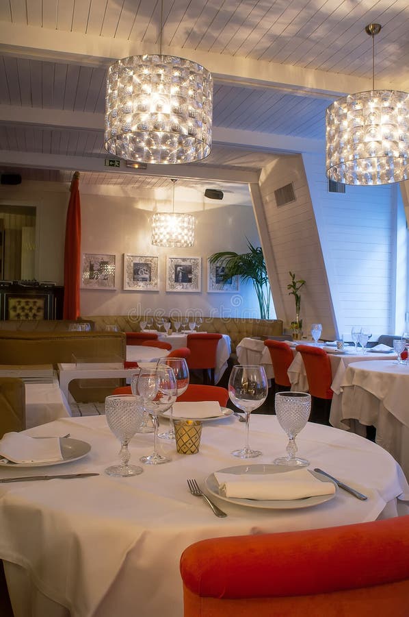 Dinner table stock photo. Image of ambient, knife, glass - 54911342