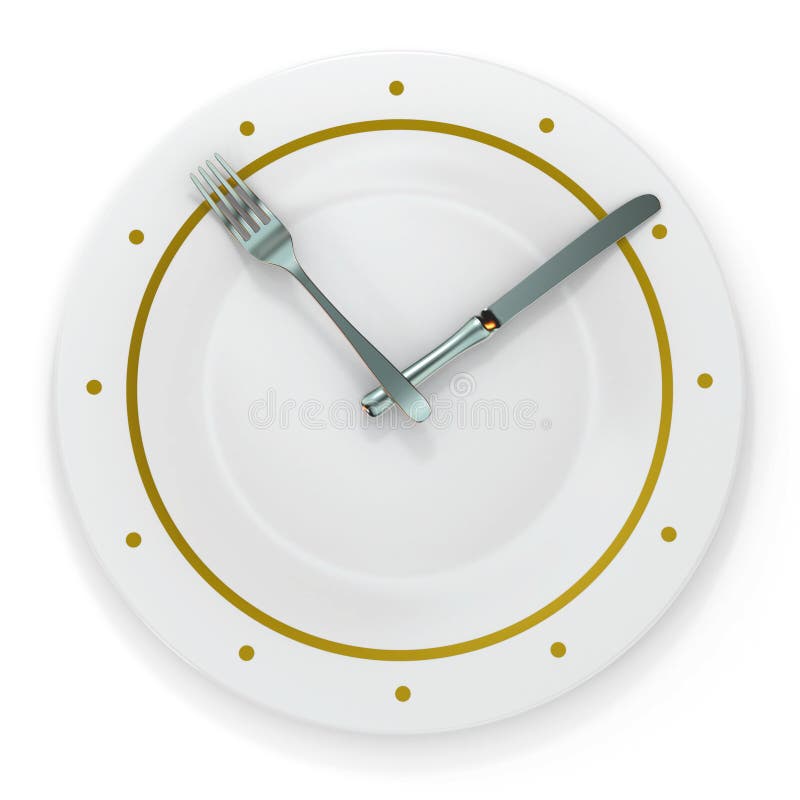 Dinner time stock illustration. Illustration of dinner - 13137495